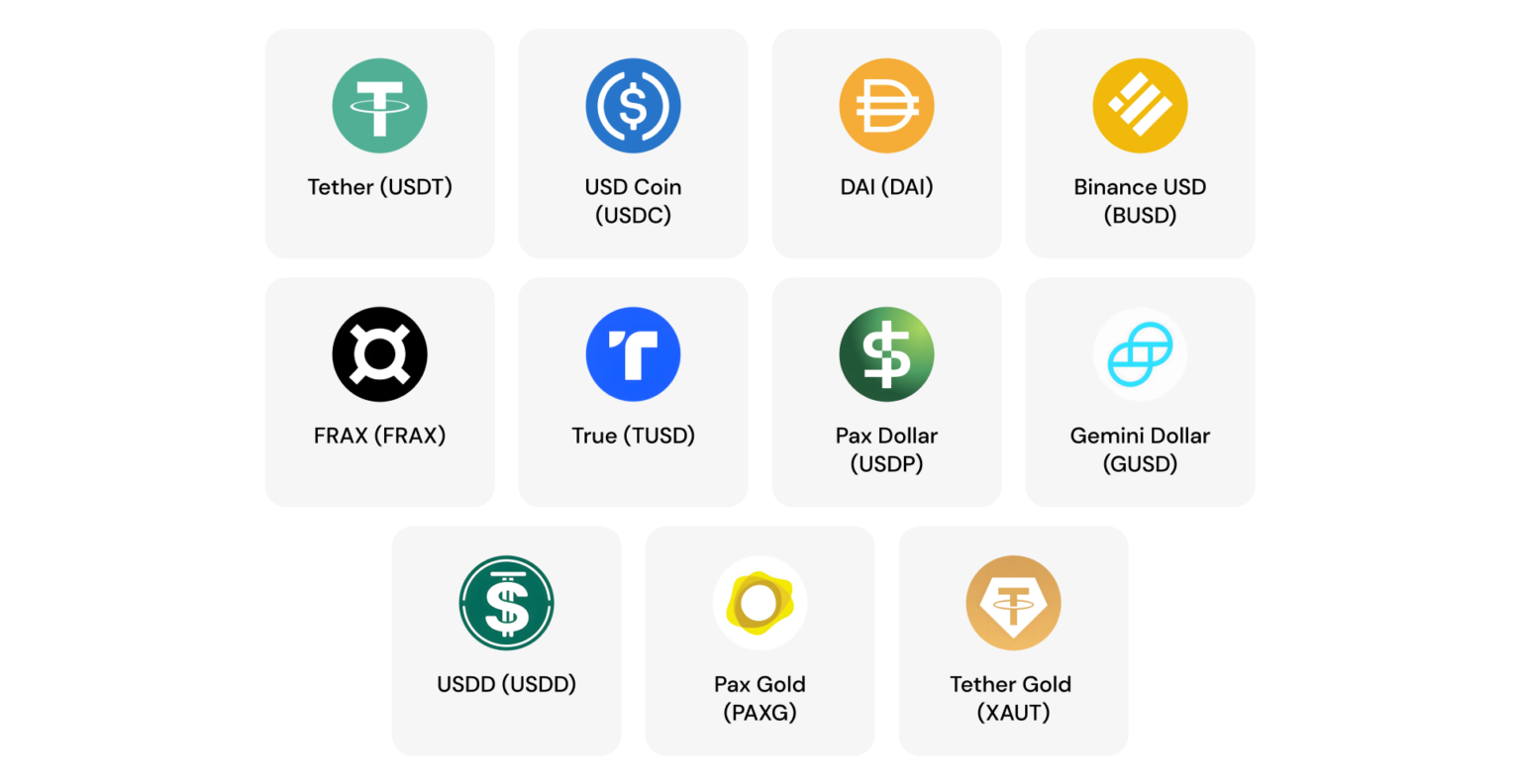Best Stablecoins for Payments: USDT, USDC, DAI & More (2024 Guide)